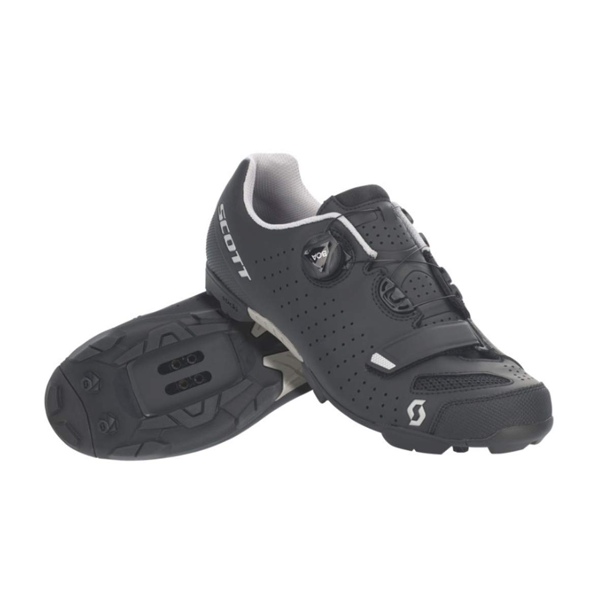 Scott COMP Boa Mountain Bike Shoes MAT-BLACK-SILV 43