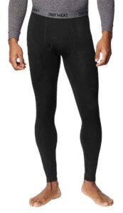 32 degrees men's heat pant, 2-pack (l, black/black)