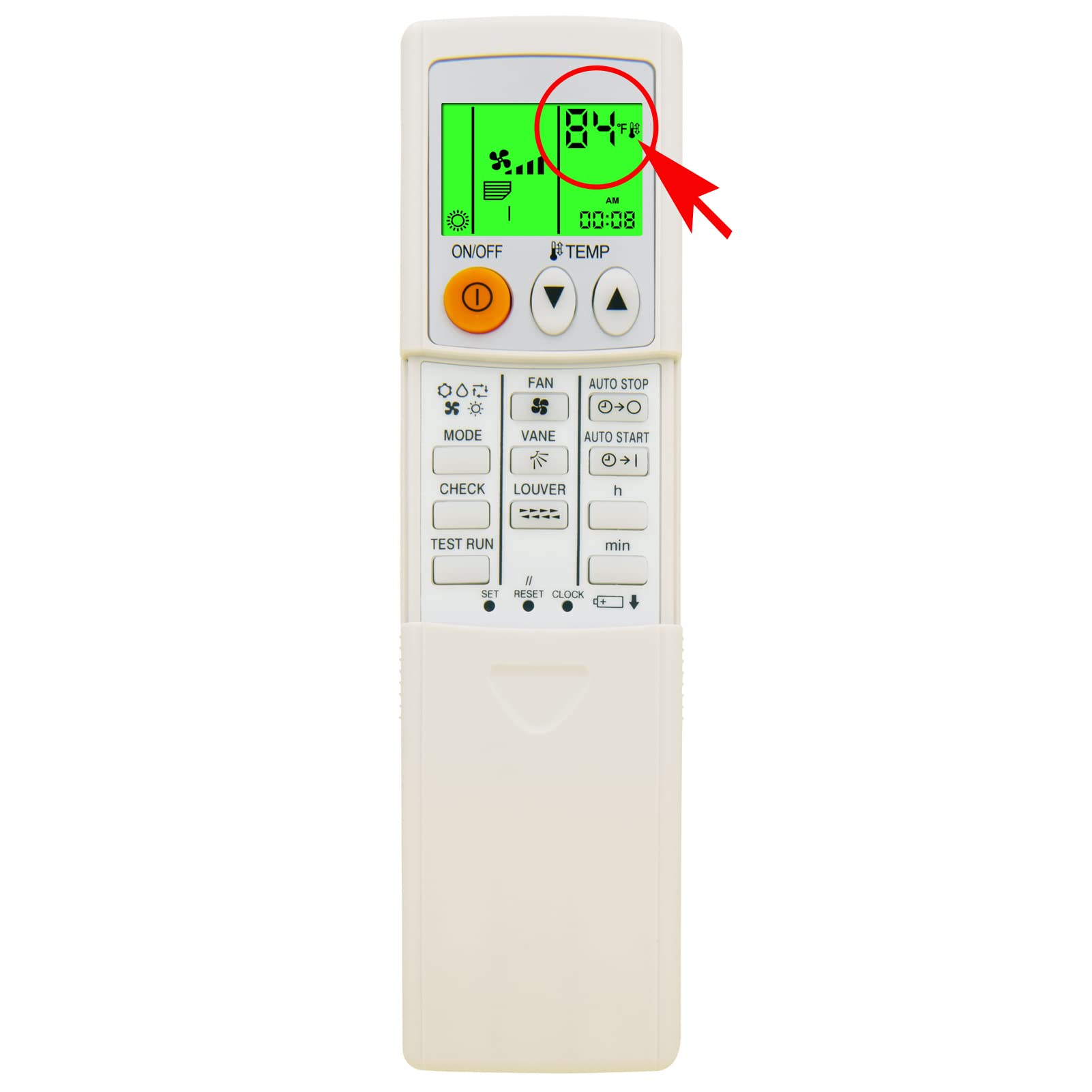 YING RAY Replacement for Mitsubishi Electric Air Conditioner Remote Control Parjc241kus Pkh24fl Puh24ek