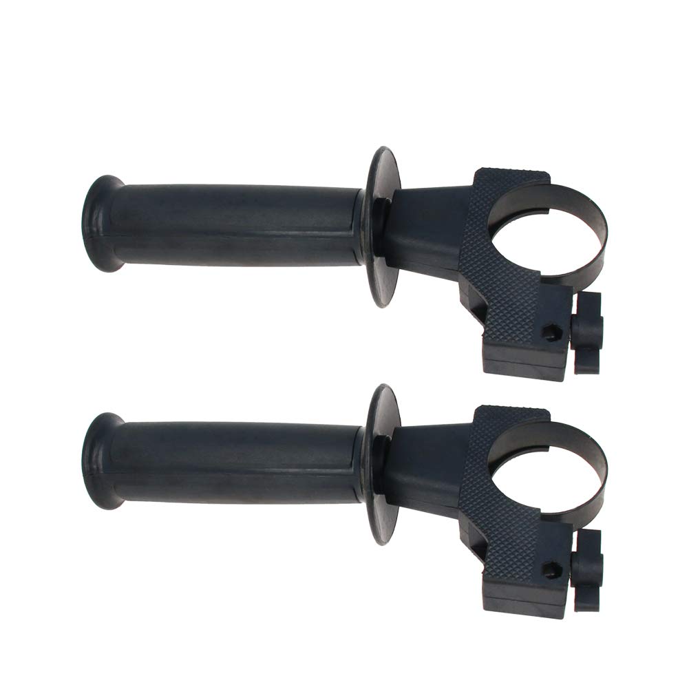 Utoolmart Black Plastic Housing Auxiliary Side Handle for Angle Grinder 2pcs