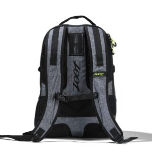 Zoot Ultra Tri Backpack - Triathlon Transition Bag, Wet Storage Compartments, Gym Travel Triathlete Bag for Men & Women, Grey