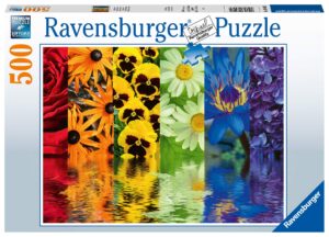 ravensburger 16446 floral reflections 500 piece puzzle for adults - every piece is unique, softclick technology means pieces fit together perfectly