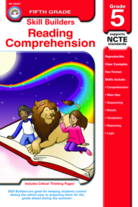 carson dellosa | skill builders reading comprehension workbook | grade 5, printable