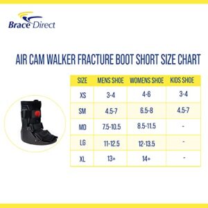 Brace Direct Air CAM Walker Fracture Orthopedic Boot Short - Complete Medical Recovery, Protection, Healing and Boot - Toe Foot or Ankle Injuries, Fractures, Sprains