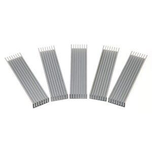 5pcs 100 * 25 * 10mm aluminum chip heat sink heatsink cooling led power ic transistor