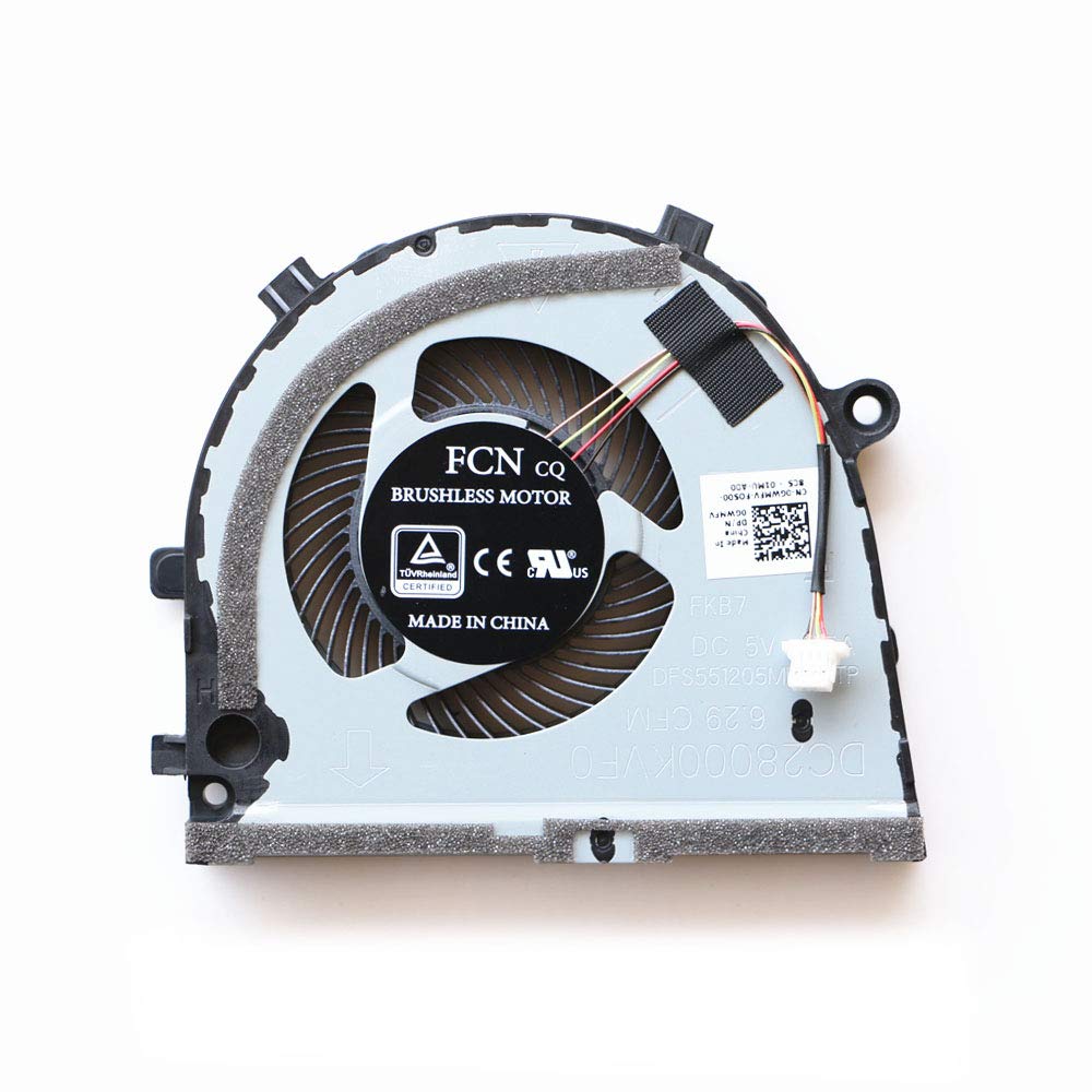 Nbparts New Replacement CPU + GPU Fan for Dell G3-3579 G3-3779 G5-5587 Gaming Laptop 0GWMFV 0TJHF2