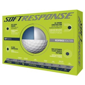 TaylorMade Soft Response Golf Ball, White, Dozen , Large