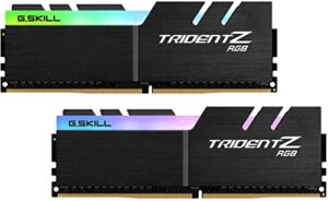 g.skill trident z rgb series (intel xmp) ddr4 ram 16gb (2x8gb) 4000mt/s cl18-22-22-42 1.35v desktop computer memory udimm (f4-4000c18d-16gtzrb)