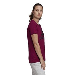 adidas Women's Must Haves Badge of Sport Tee, Power Berry, XX-Small