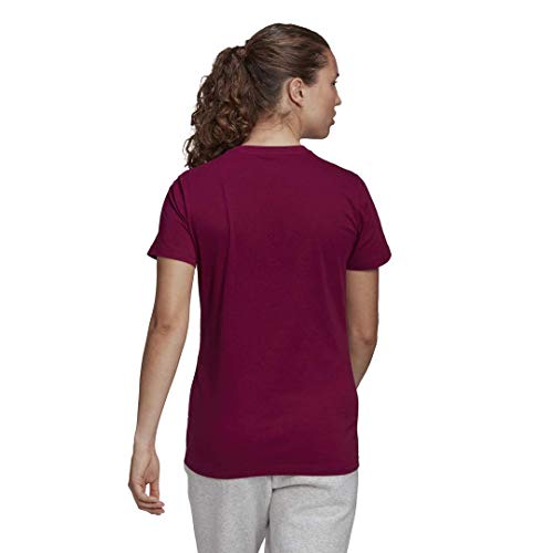 adidas Women's Must Haves Badge of Sport Tee, Power Berry, XX-Small