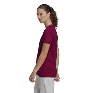 adidas Women's Must Haves Badge of Sport Tee, Power Berry, XX-Small