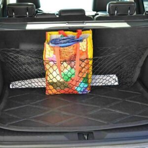 EACCESSORIES EA Rear Trunk Organizer Cargo Net for Ford Escape 2013-2019 – Envelope Style Cargo Net for SUV - Premium Mesh Car Trunk Organizer Vehicle Carrier Storage -Compatible with Escape