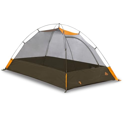 Kelty Grand Mesa 2P Backpacking Tent – 3 Season 2 Man Camping Thru Hiking Shelter, Aluminum Poles, Single Door + Vestibule, 2024 Model (2P)