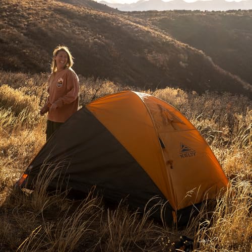 Kelty Grand Mesa 2P Backpacking Tent – 3 Season 2 Man Camping Thru Hiking Shelter, Aluminum Poles, Single Door + Vestibule, 2024 Model (2P)