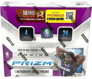 2019-20 panini prizm basketball retail box (24 packs)