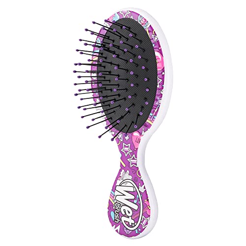 Wet Brush Squirt Detangler Hair Brushes - Llama Happy Hair - Mini Detangling Brush with Ultra-Soft IntelliFlex Bristles Glide Through Tangles with Ease - Pain-Free Comb for All Hair Types