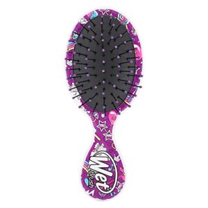 Wet Brush Squirt Detangler Hair Brushes - Llama Happy Hair - Mini Detangling Brush with Ultra-Soft IntelliFlex Bristles Glide Through Tangles with Ease - Pain-Free Comb for All Hair Types