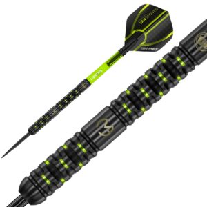 WINMAU Michael Van Gerwen MvG Adrenalin 24 Gram Tungsten Darts Set with Flights and Stems (Shafts)