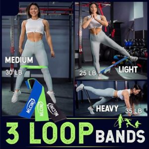 MLCINI Agility Ladder 1 Agility Training Equipment 1 Resistance Parachute 4 Adjustable Hurdles 12 Disc Cones 1 Jump Rope 3 Resistance Band 1 Yoga Band Agility Speed Training Equipment for Youth&Adults