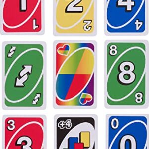 Mattel Games UNO Play with Pride Card Game with 112 Cards and Instructions, Great for Ages 7 Years Old & Up