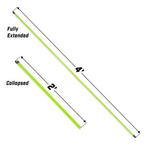 GoSports Golf Alignment Training Sticks 3 Pack - 48 Inch Golf Alignment Aid Practice Rods