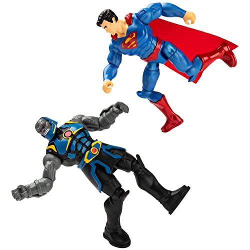 DC Comics, 4-Inch Superman vs. Darkseid Action Figure 2-Pack with 6 Mystery Accessories, Adventure 1