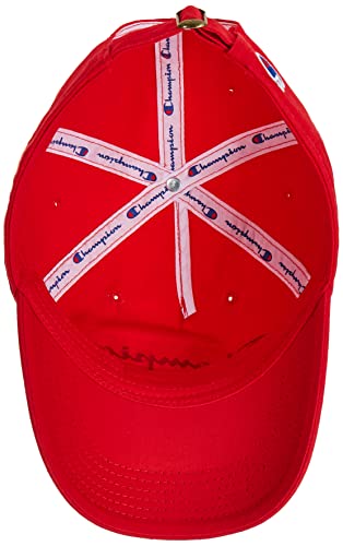 Champion unisex adult Ameritage Dad Adjustable Cap, Red, One Size US