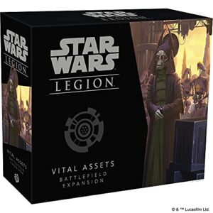 star wars legion vital assets battlefield expansion | two player battle game | miniatures game | strategy game for adults and teens | ages 14+ | avg. playtime 3 hours | made by atomic mass games