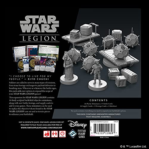 Star Wars Legion Vital Assets Battlefield Expansion | Two Player Battle Game | Miniatures Game | Strategy Game for Adults and Teens | Ages 14+ | Avg. Playtime 3 Hours | Made by Atomic Mass Games