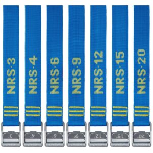 NRS 1.5" Heavy Duty Straps 9' Pair Iconic Blue