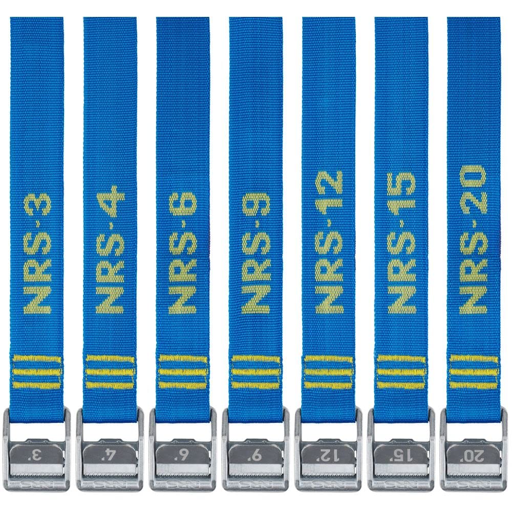 NRS 1.5" Heavy Duty Straps 9' Pair Iconic Blue