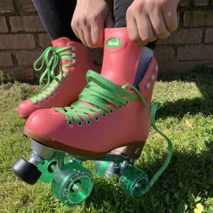 Moxi Skates - Beach Bunny - Fashionable Womens Roller Skates | Watermelon | Size 8