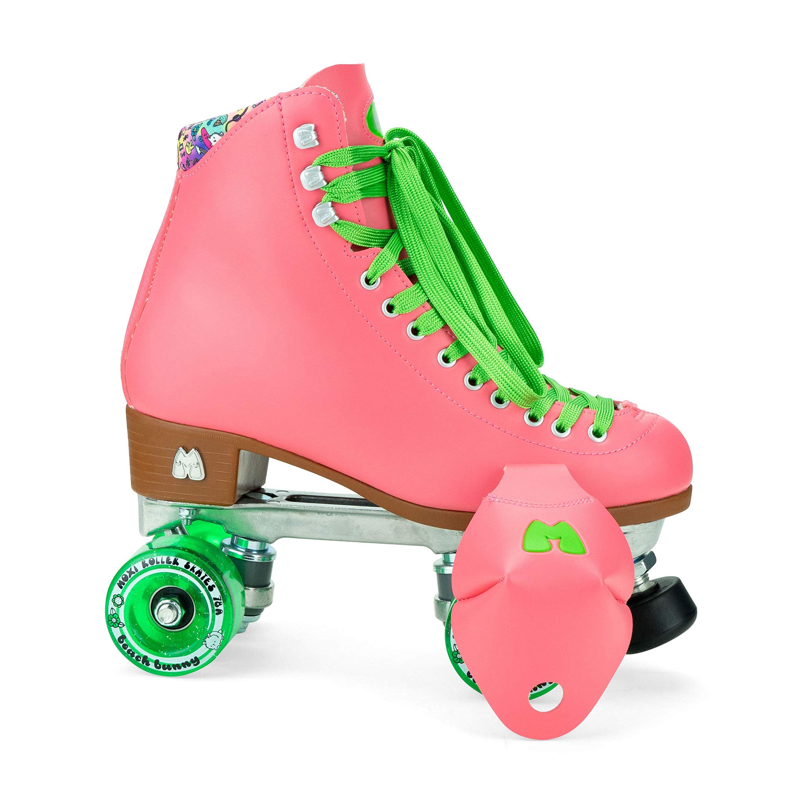 Moxi Skates - Beach Bunny - Fashionable Womens Roller Skates | Watermelon | Size 8