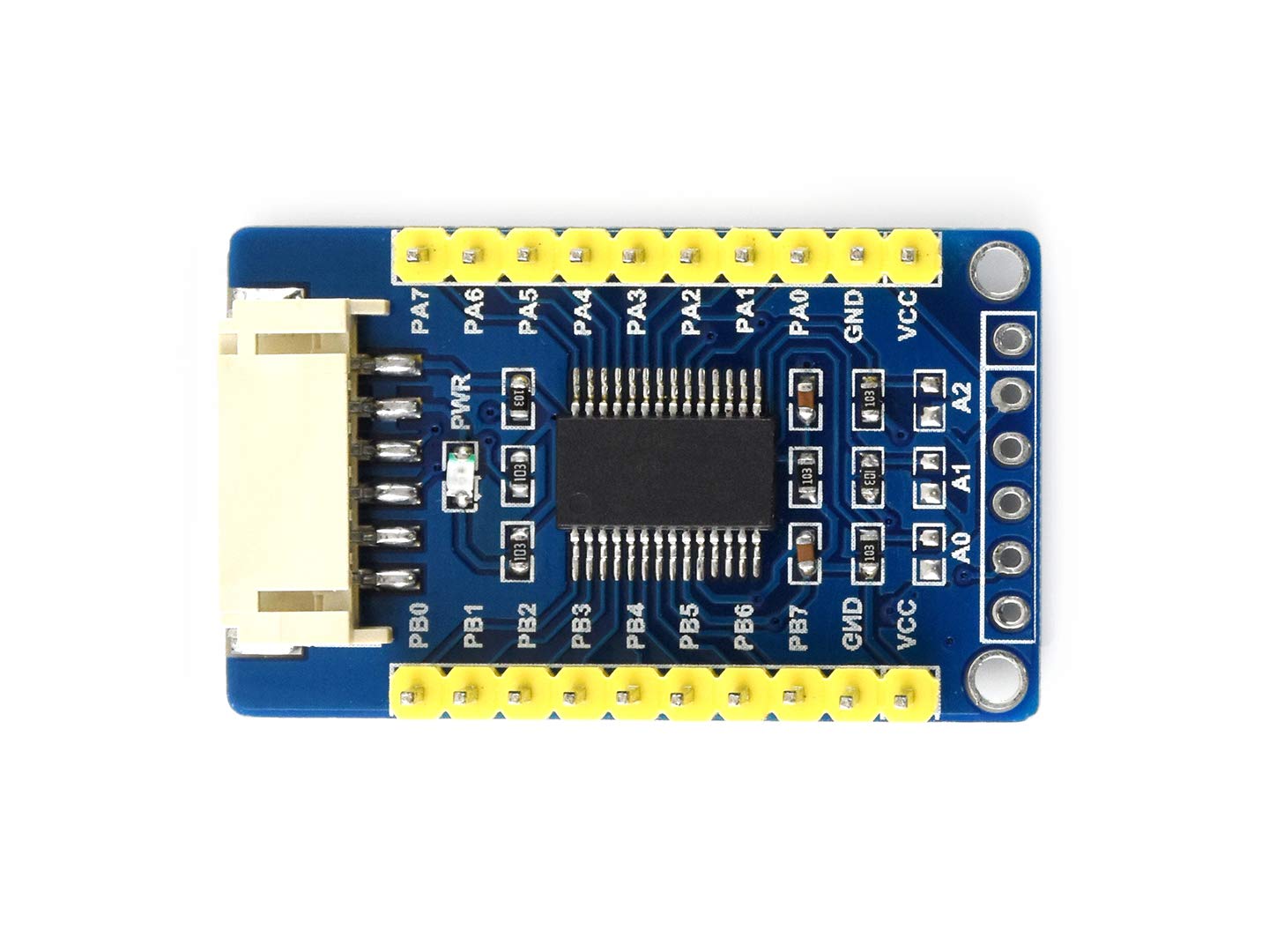 MCP23017 IO Expansion Board I2C Interface 5V/3.3V Voltage Expands 16 I/O Pins 8pcs of Boards can Stack to Use at The Same Time up to 128 I/O Pins Allows Multi I2C modules to be Stacked