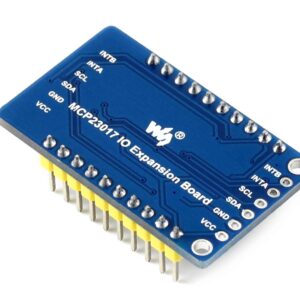 MCP23017 IO Expansion Board I2C Interface 5V/3.3V Voltage Expands 16 I/O Pins 8pcs of Boards can Stack to Use at The Same Time up to 128 I/O Pins Allows Multi I2C modules to be Stacked