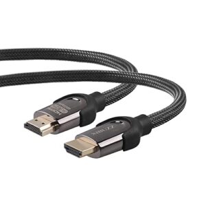 8k hdmi 2.1 cable 6ft 8k@60hz 4k@120hz 144hz hdcp 2.3 2.2 earc 48gbps ultra high speed compatible with ps5 ps4, xbox one series x, sony lg samsung, apple tv, samsung qled tv