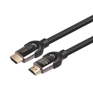 8K HDMI 2.1 Cable 6FT 8K@60hz 4K@120hz 144hz HDCP 2.3 2.2 eARC 48Gbps Ultra High Speed Compatible with PS5 PS4, Xbox One Series X, Sony LG Samsung, Apple TV, Samsung QLED TV