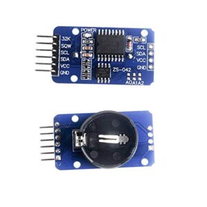 geekstory 2pcs ds3231 at24c32 iic rtc clock module high precision real time clock module sensor for arduino diy