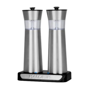 kalorik stainless steel salt & pepper grinder, 1 ea