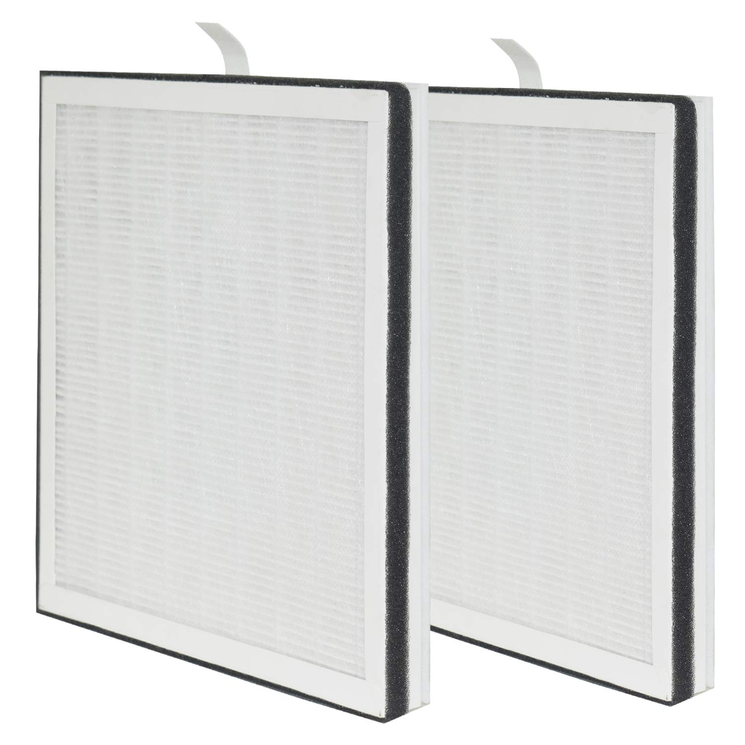 2 Pack High Efficiency 3-in-1 True HEPA Replacement Filter, Compatible with Pure Enrichment Pure Zone PureZone, Replace Part # PEAIRFIL