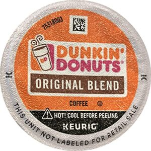 dunkin donuts k-cup single serve pods, original blend, 96 single serve pods (packaging may vary)