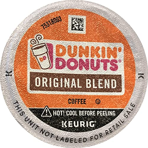 Dunkin Donuts K-Cup Single Serve Pods, Original Blend, 96 Single Serve Pods (Packaging May Vary)