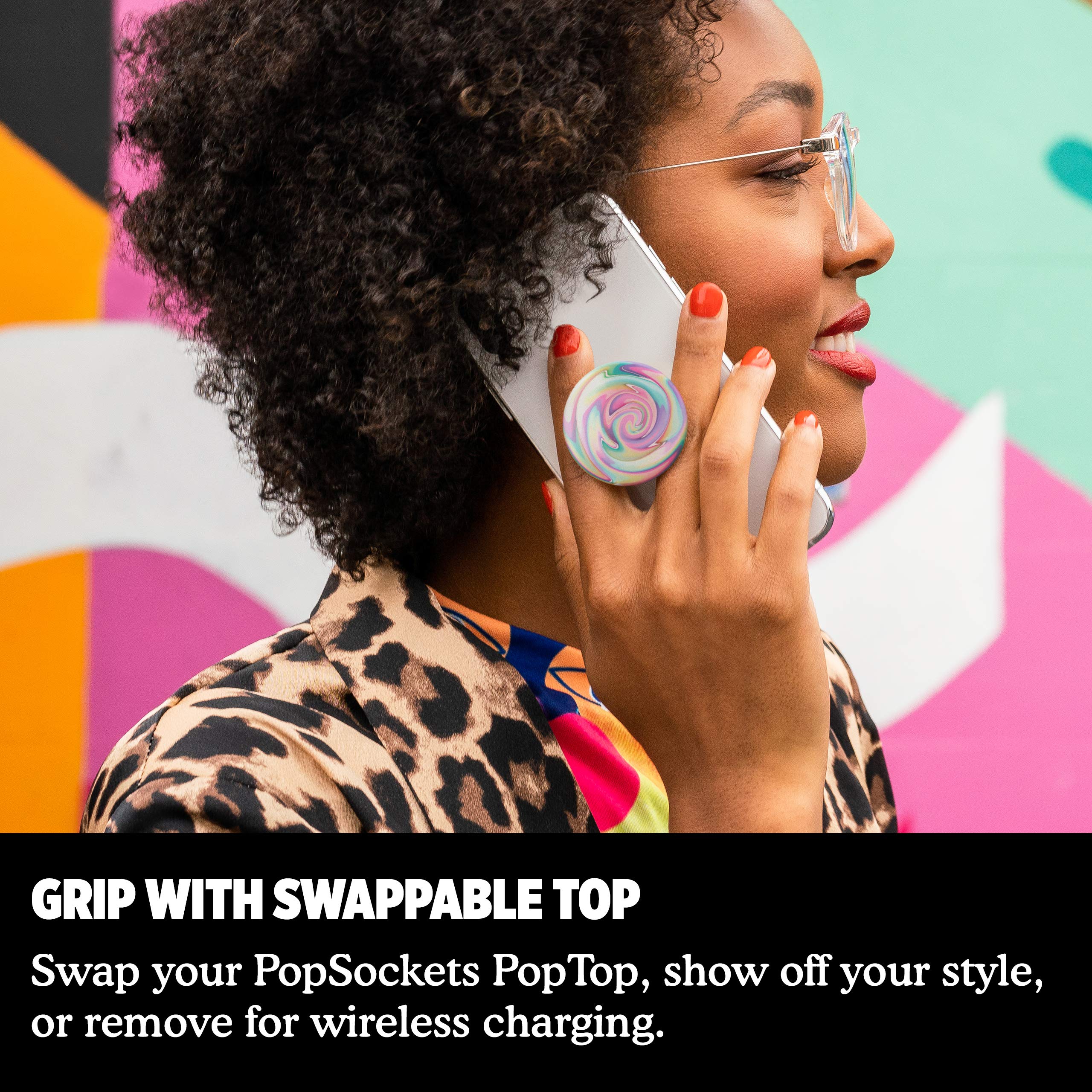 PopSockets Phone Grip with Expanding Kickstand, Jawbreaker Gloss