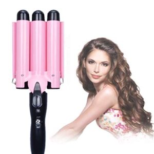 hair curling iron 1 inch 3 barrel hair crimper ceramic two gear temperature control hair waving styling tools