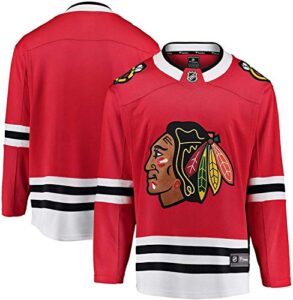 new men's chicago blackhawks blank fanatics breakaway home red jersey 2xl