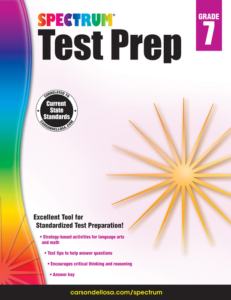 spectrum | test prep workbook | grade 7, printable