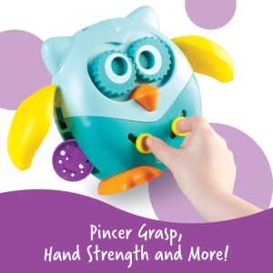 Learning Resources Fine Motor Friends Bundle, Spike The Fine Motor Hedgehog & Hoot The Fine Motor Owl, 2 Pack, Ages 18 mos+