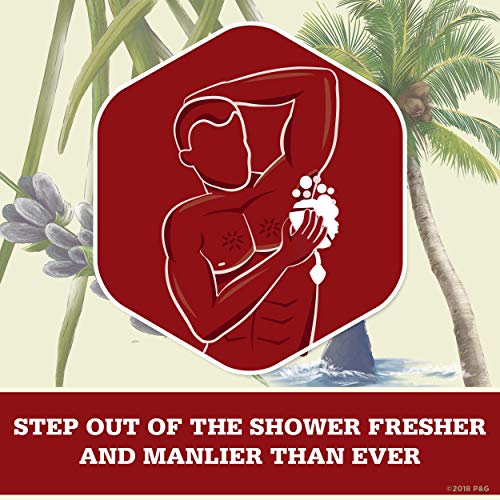 Old Spice Body Wash for Men, Fresher Fiji Scent, Fresher Collection, 16 Fluid Ounce (Pack of 4)