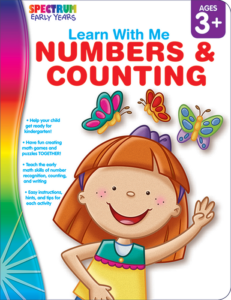 spectrum | numbers & counting workbook | ages 3+, printable