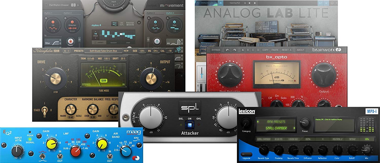 PreSonus AudioBox 96 Audio Interface (May Vary Blue or Black) Full Studio Bundle with Studio One Artist Software Pack, ATOM MIDI/Production Pad Controller, Eris 4.5 BT Pair 2-Way Bluetooth Monitors